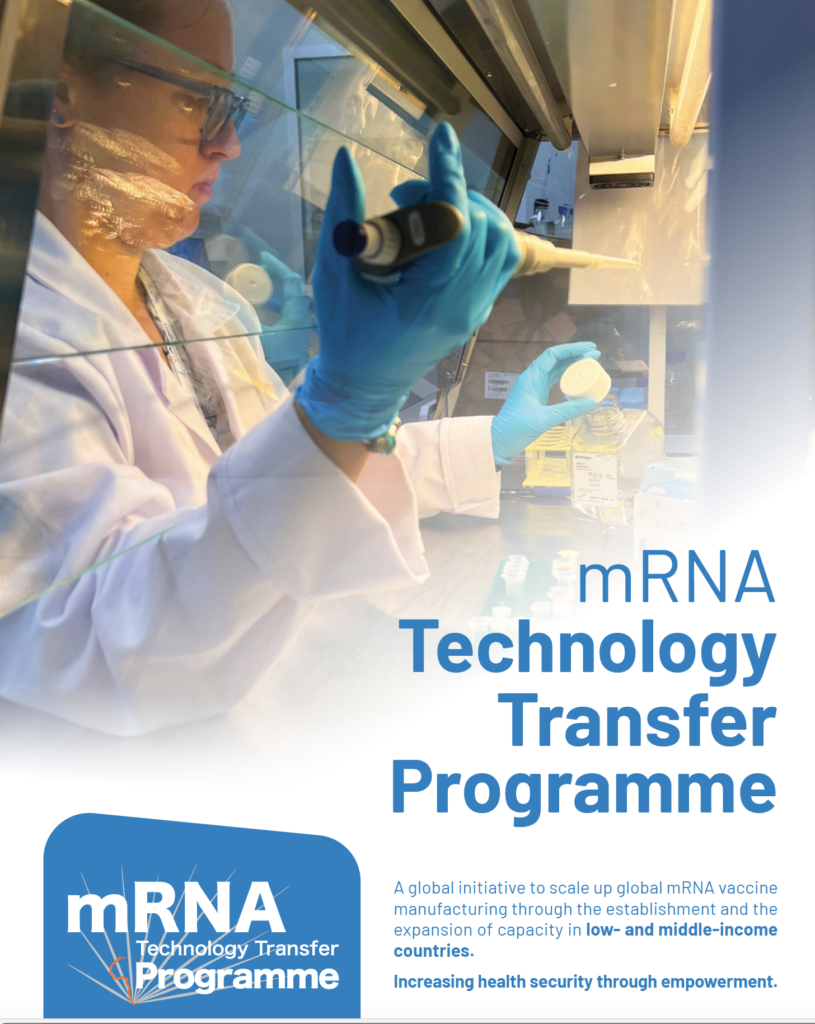 Brochure on the mRNA Technology Transfer Hub Programme - MPP