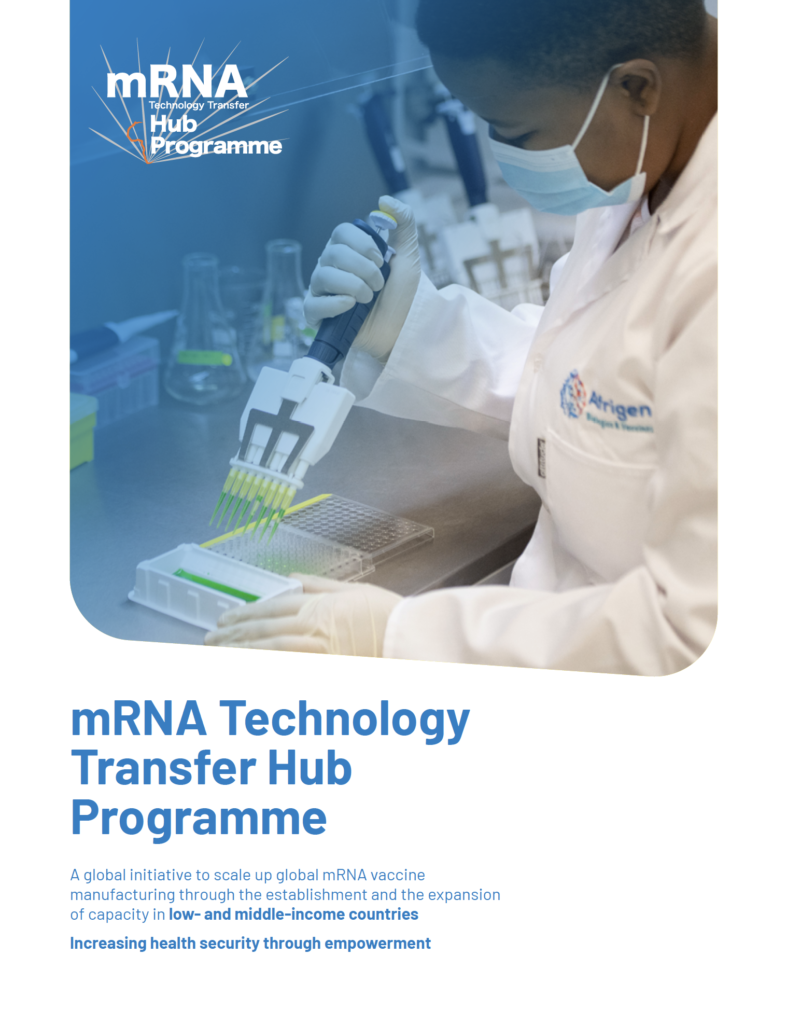Brochure on the mRNA Technology Transfer Hub Programme - MPP