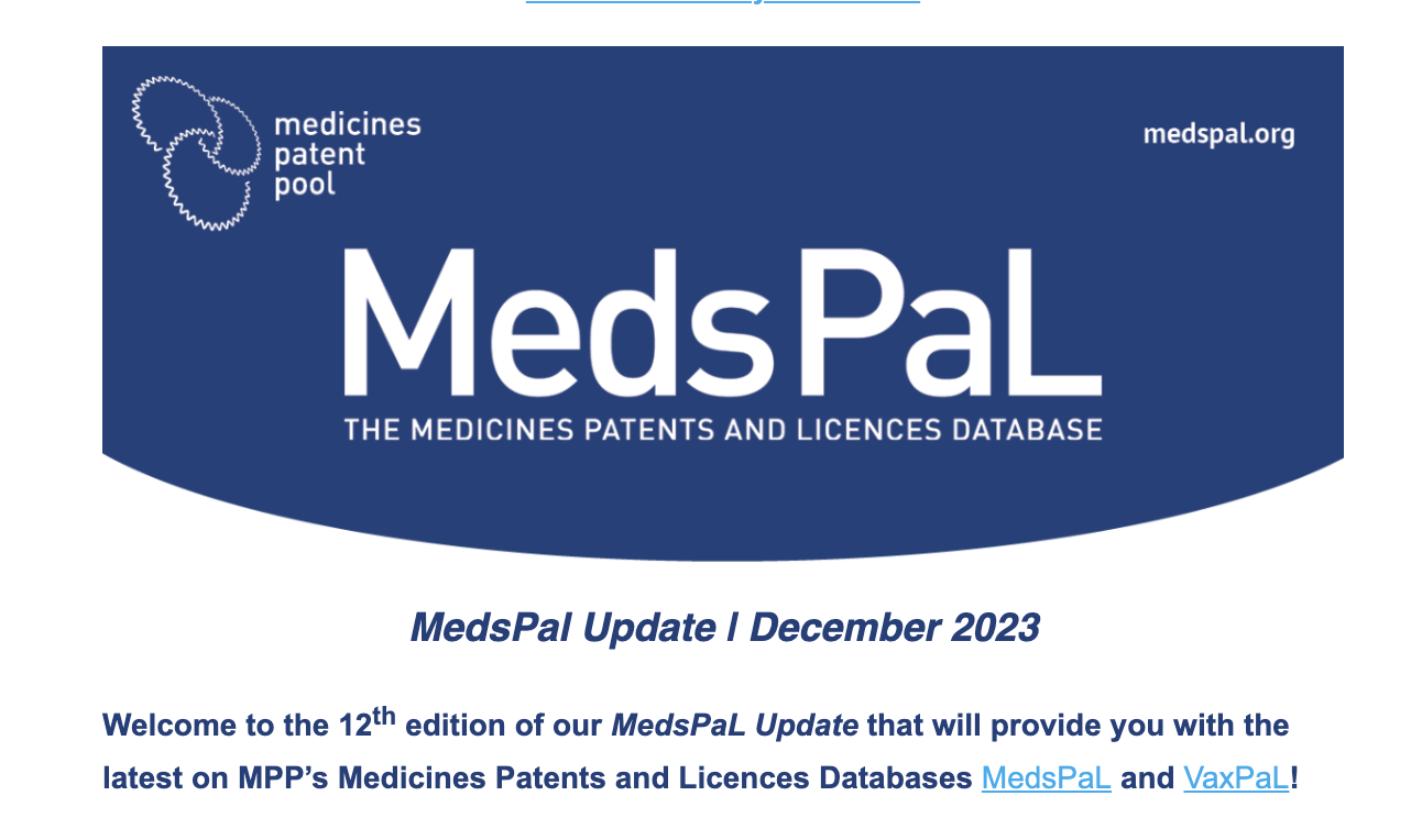 Update no. 12 – MedsPaL Newsletter - MPP